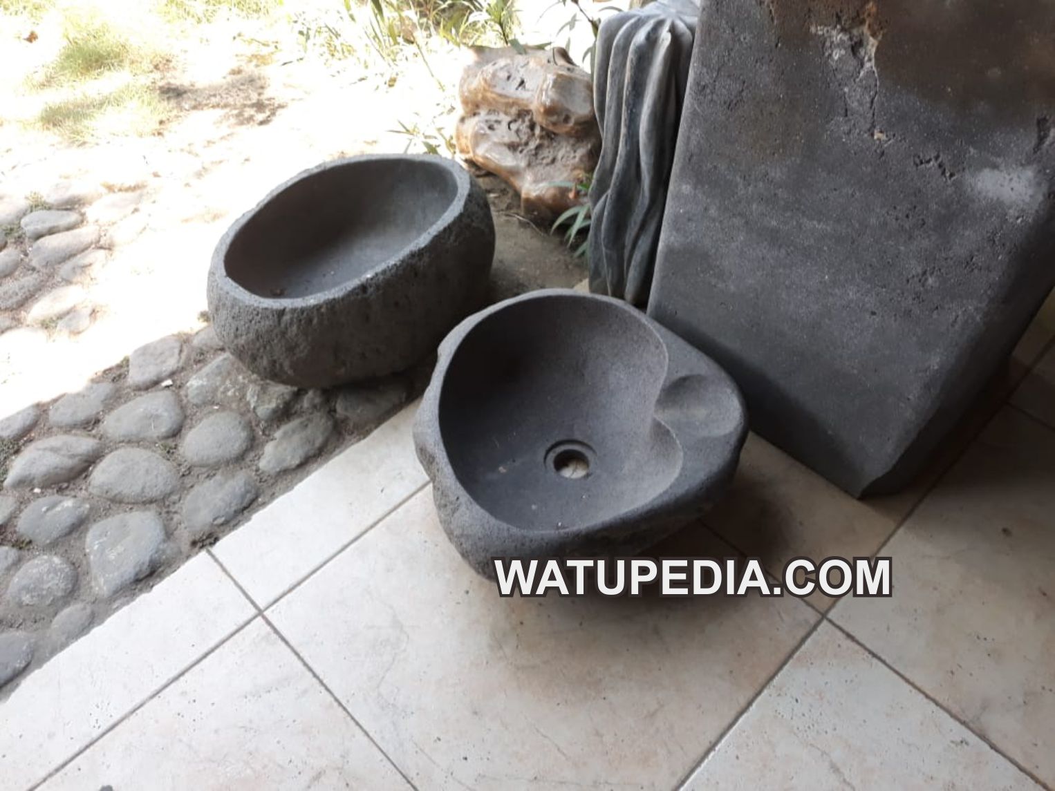 Wastafel Batu kali - WATUPEDIA STONE ART